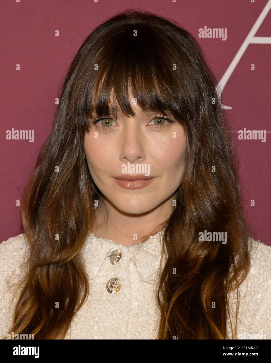 03 January 2025 - Beverly Hills, California - Elizabeth Olsen. 2025 WWD ...