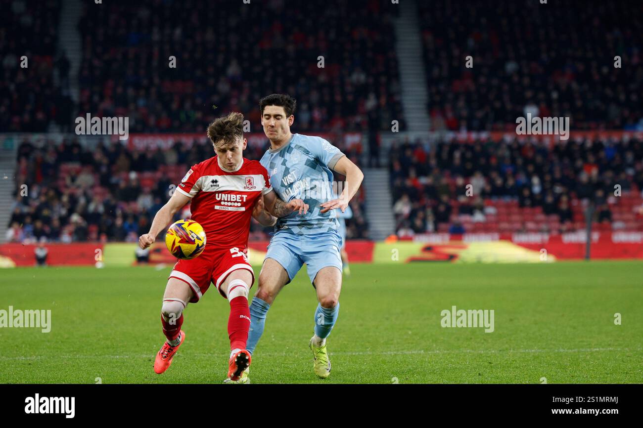 Riverside Stadium, Middlesbrough, UK. 4th Jan, 2025. EFL Championship ...