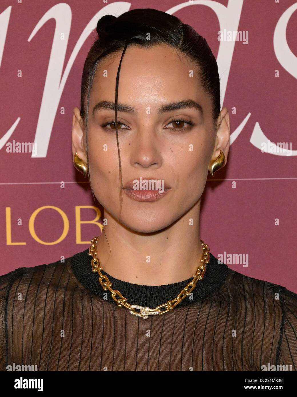 Beverly Hills, California, USA. 03rd Jan, 2025. Adria Arjona. 2025 WWD ...