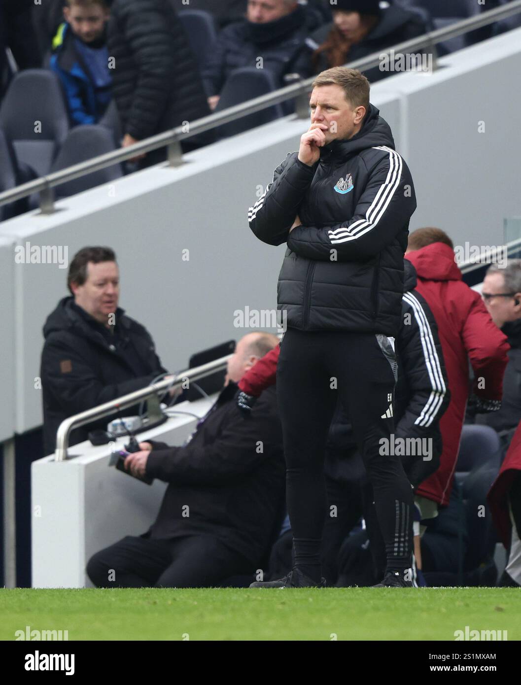 London, UK. 04th Jan, 2025. Eddie Howe (Newcastle head coach) at the ...