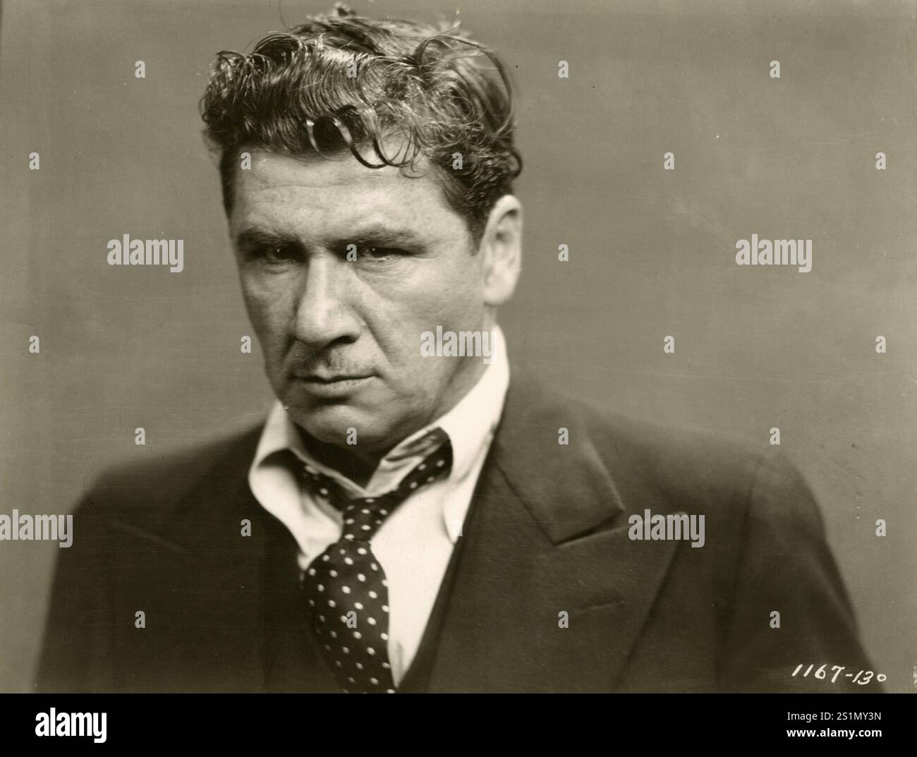 Portrait American Film actor George Bancroft in The Wolf of Wall Street ...