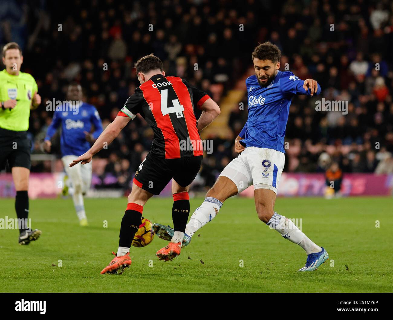 Vitality Stadium, Boscombe, Dorset, UK. 4th Jan, 2025. Premier League ...