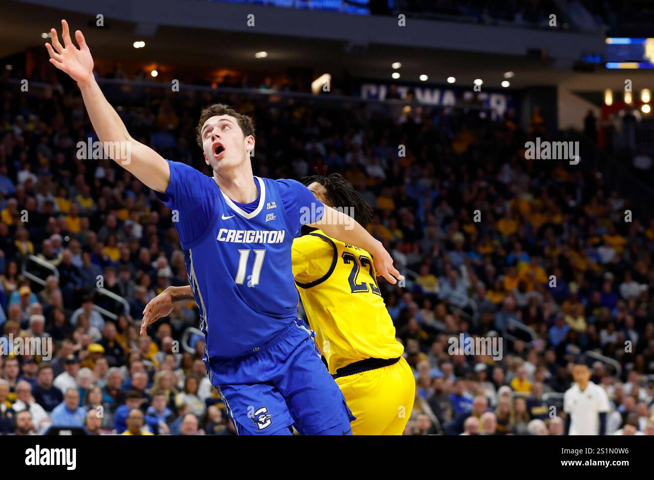 MILWAUKEE, WI - JANUARY 03: Creighton Bluejays center Ryan Kalkbrenner ...