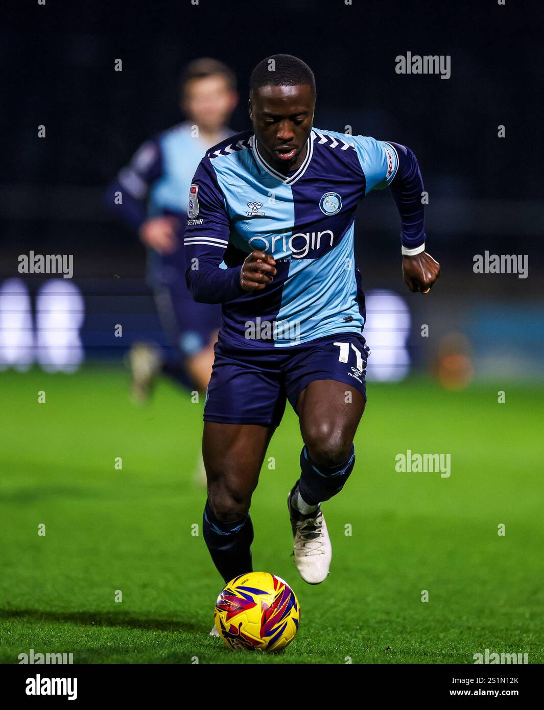 Wycombe Wanderers Daniel Udoh in action during the Sky Bet League One ...