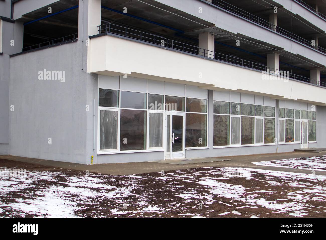 The architectural design features a building that includes a multitude ...