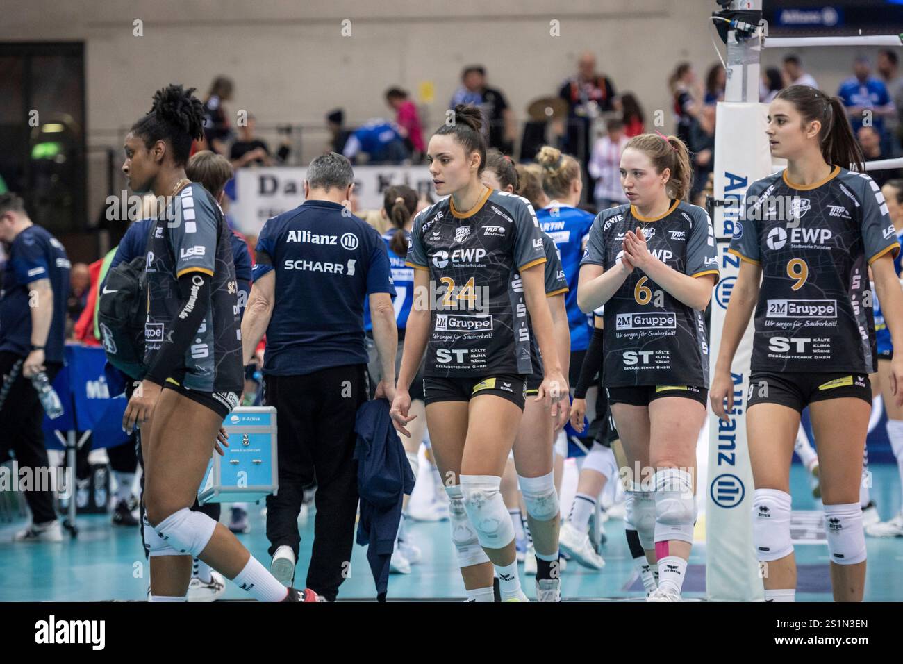 Stuttgart, Deutschland. 04th Jan, 2025. Danielle Harbin (SC Potsdam ...