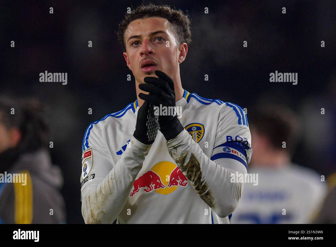 Leeds United's Ethan Ampadu during the Sky Bet Championship match ...