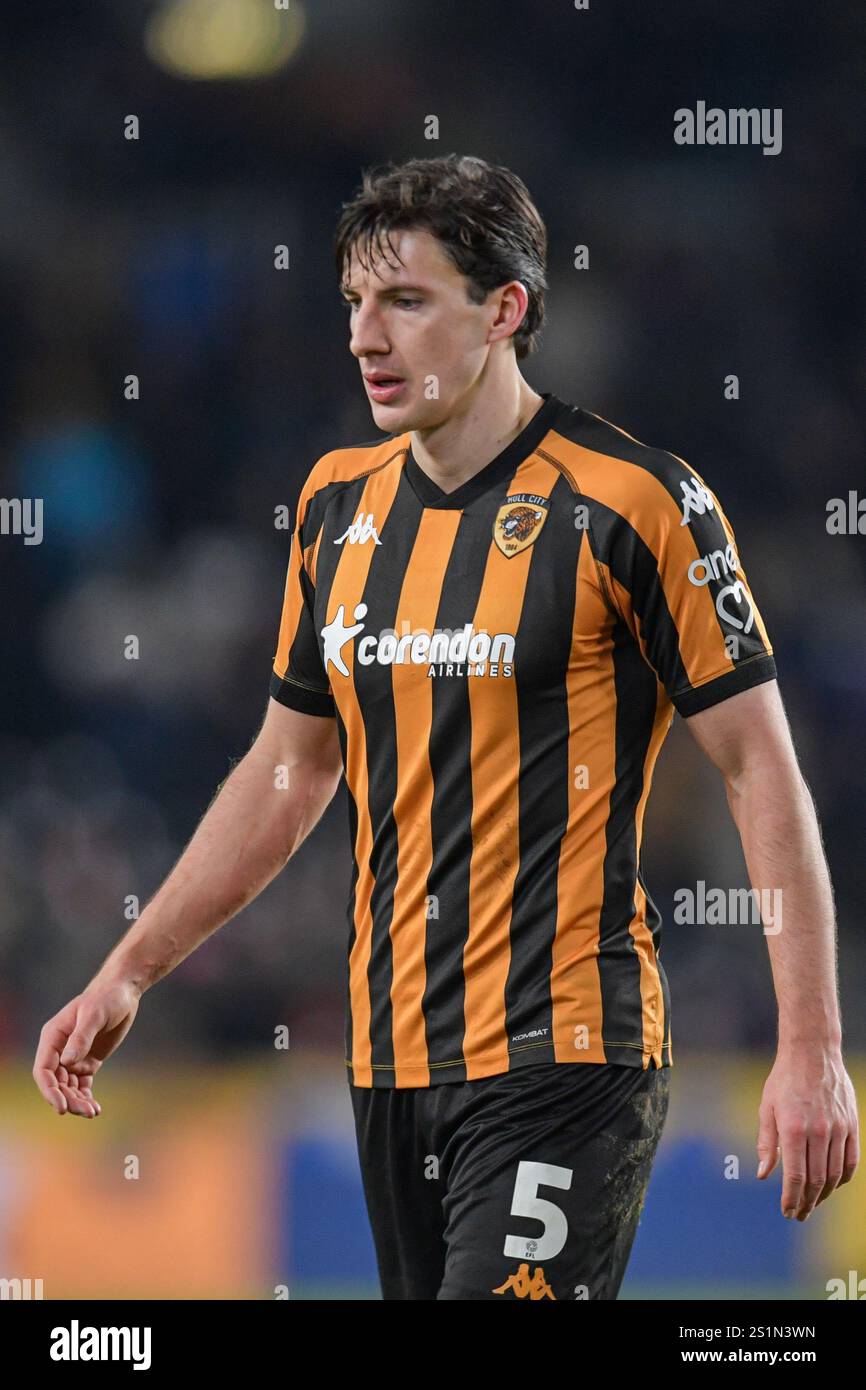 Hull City's Alfie Jones during the Sky Bet Championship match between ...