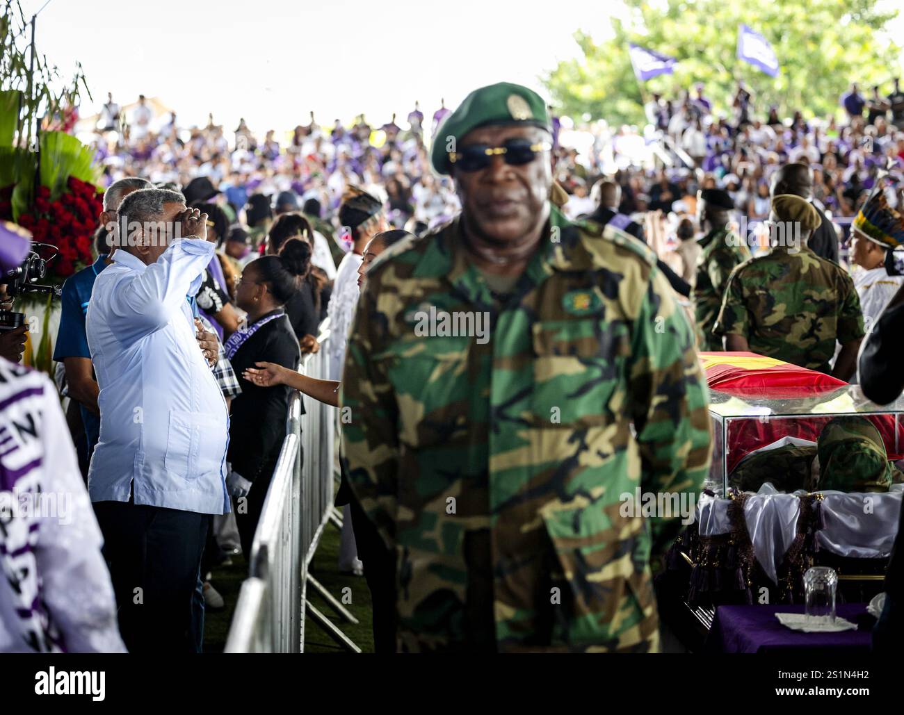 PARAMARIBO - Audiences bid farewell to Surinamese former President Desi ...