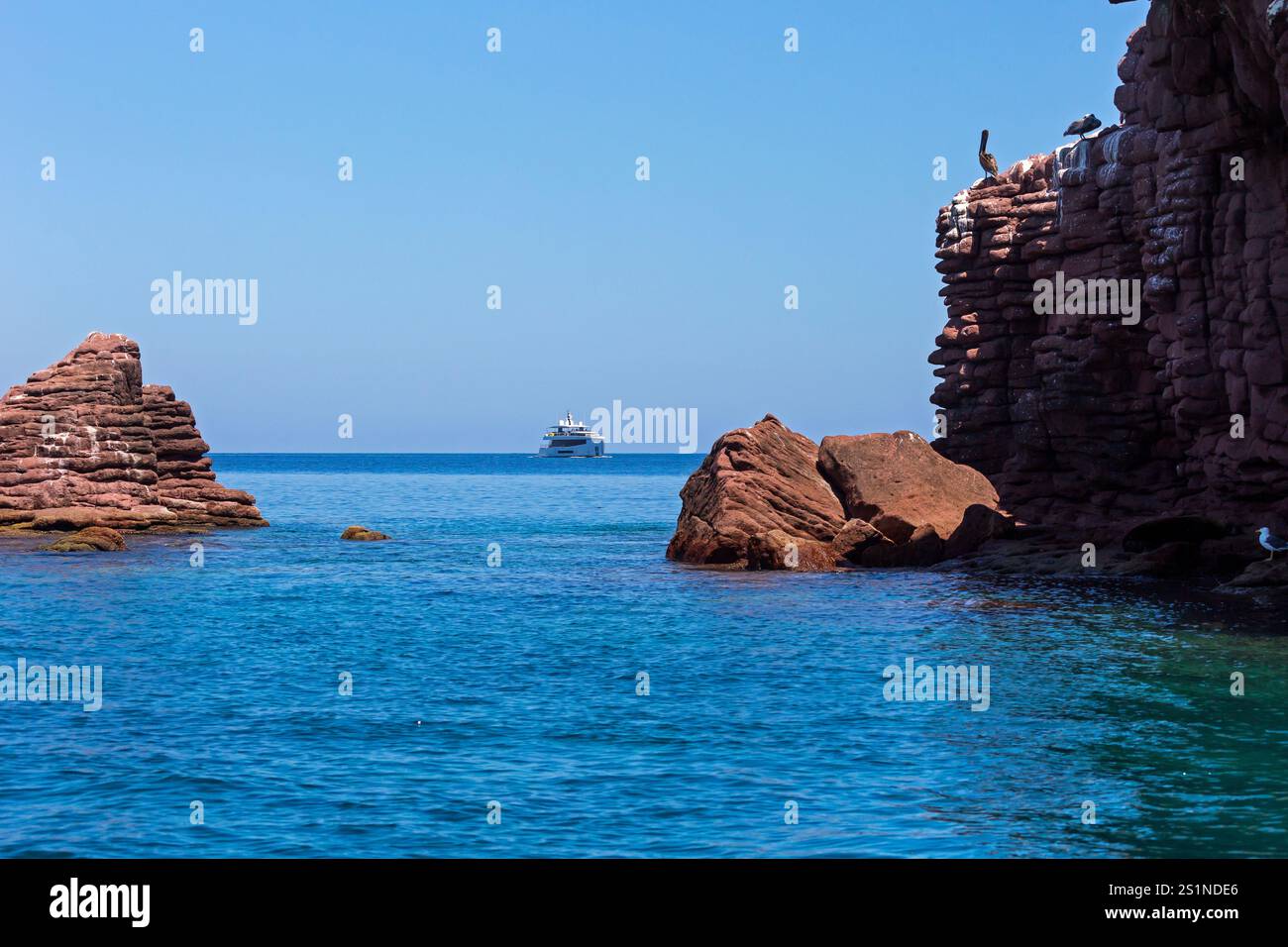 La Lobera Islet, near Partida island, Baja California, Mexico Stock ...