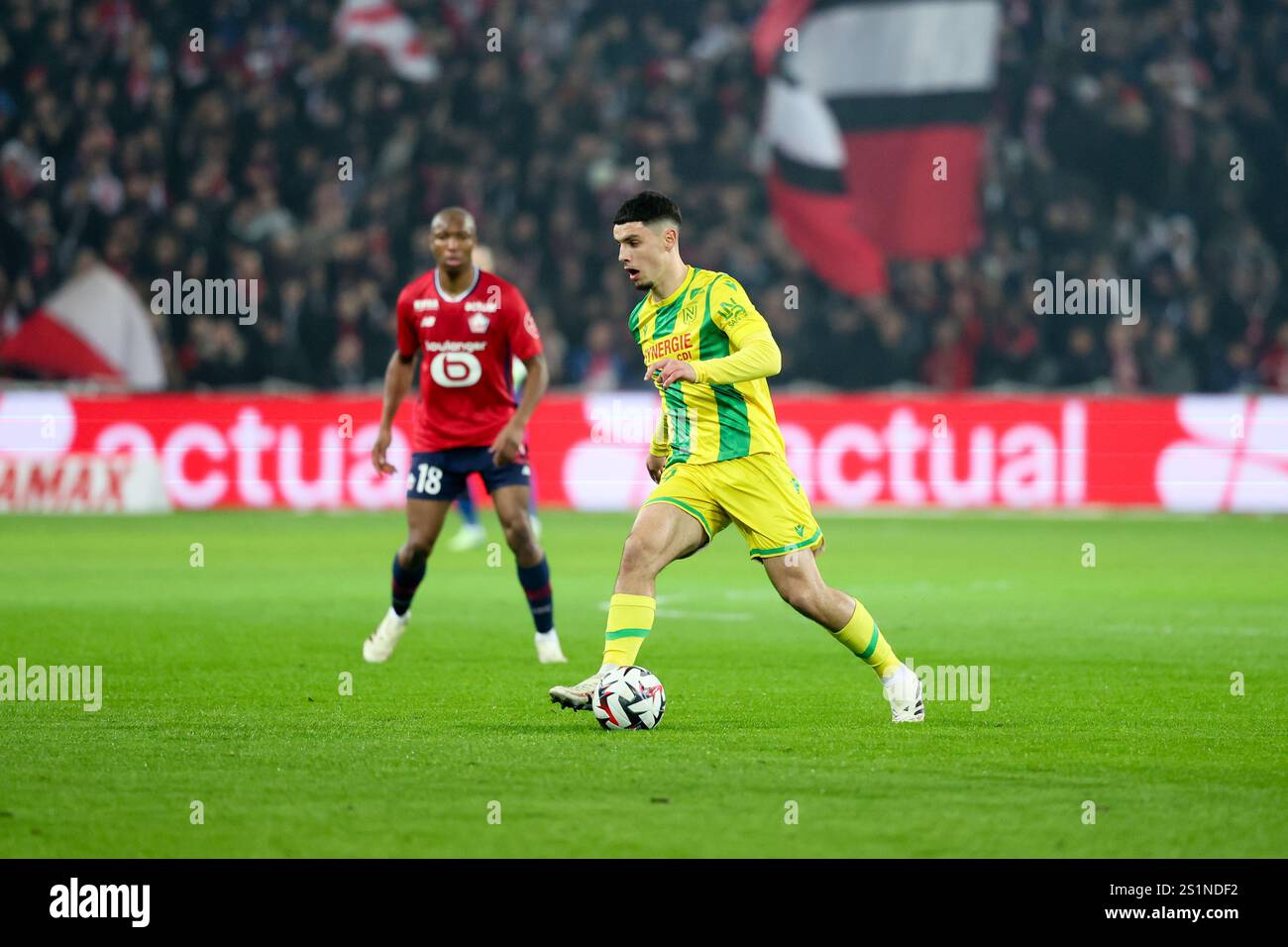 39 Matthis ABLINE (fcn) during the Ligue 1 McDonald's match between ...