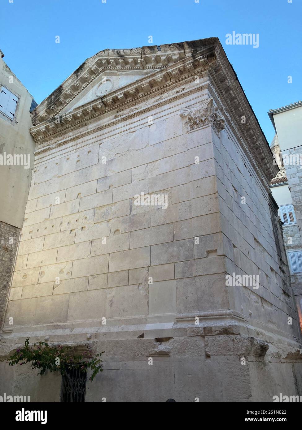Surviving buildings at the Roman Emperor, Diocletian's Palace, Split ...