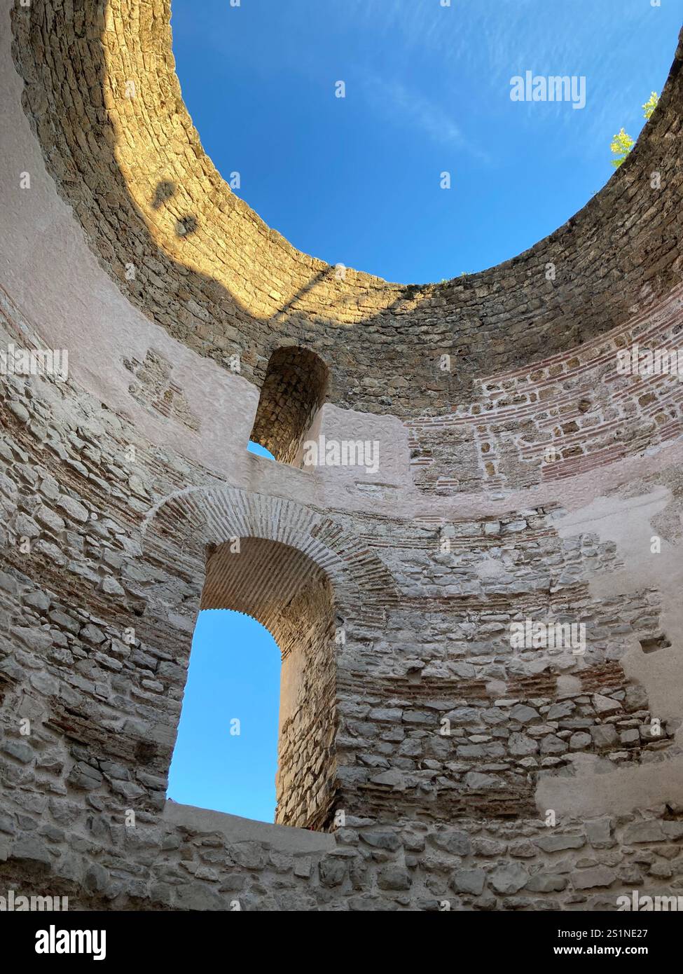 Surviving buildings at the Roman Emperor, Diocletian's Palace, Split ...