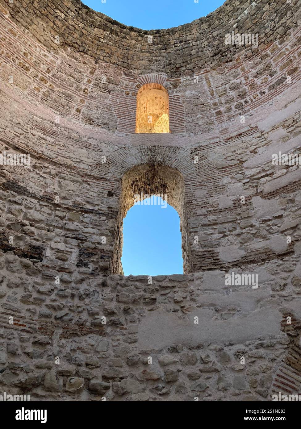 Surviving buildings at the Roman Emperor, Diocletian's Palace, Split ...