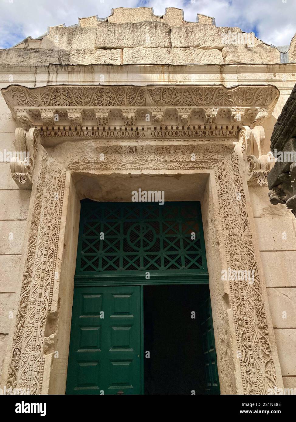 Entrance to Temple of Jupiter, Diocletian's Palace, Split Croatia ...
