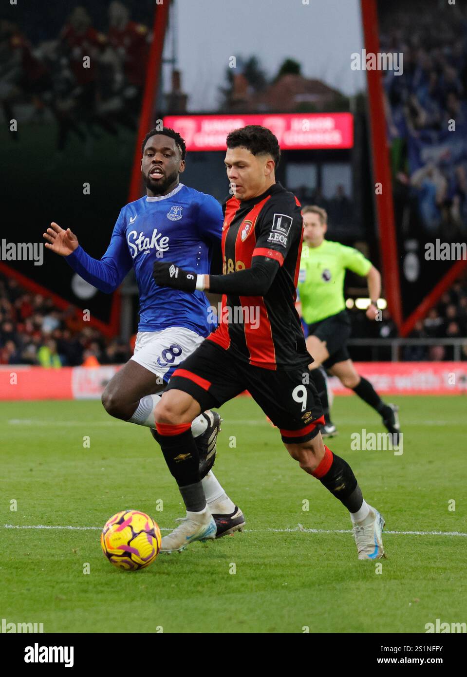 Vitality Stadium, Boscombe, Dorset, UK. 4th Jan, 2025. Premier League ...