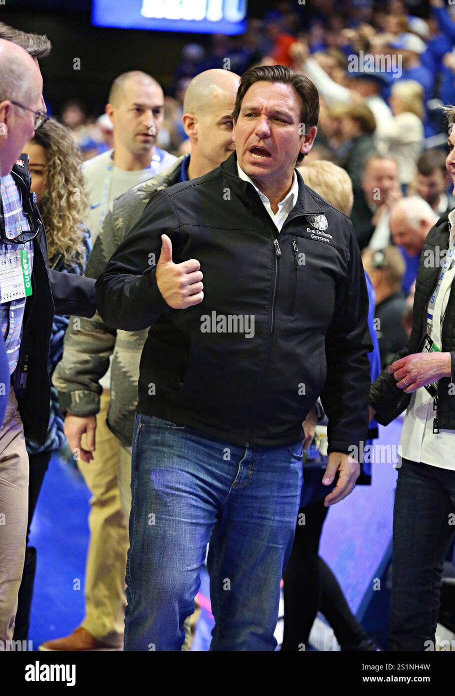 LEXINGTON, KY - JANUARY 04 - Florida Governor Ron DeSantis attends a ...