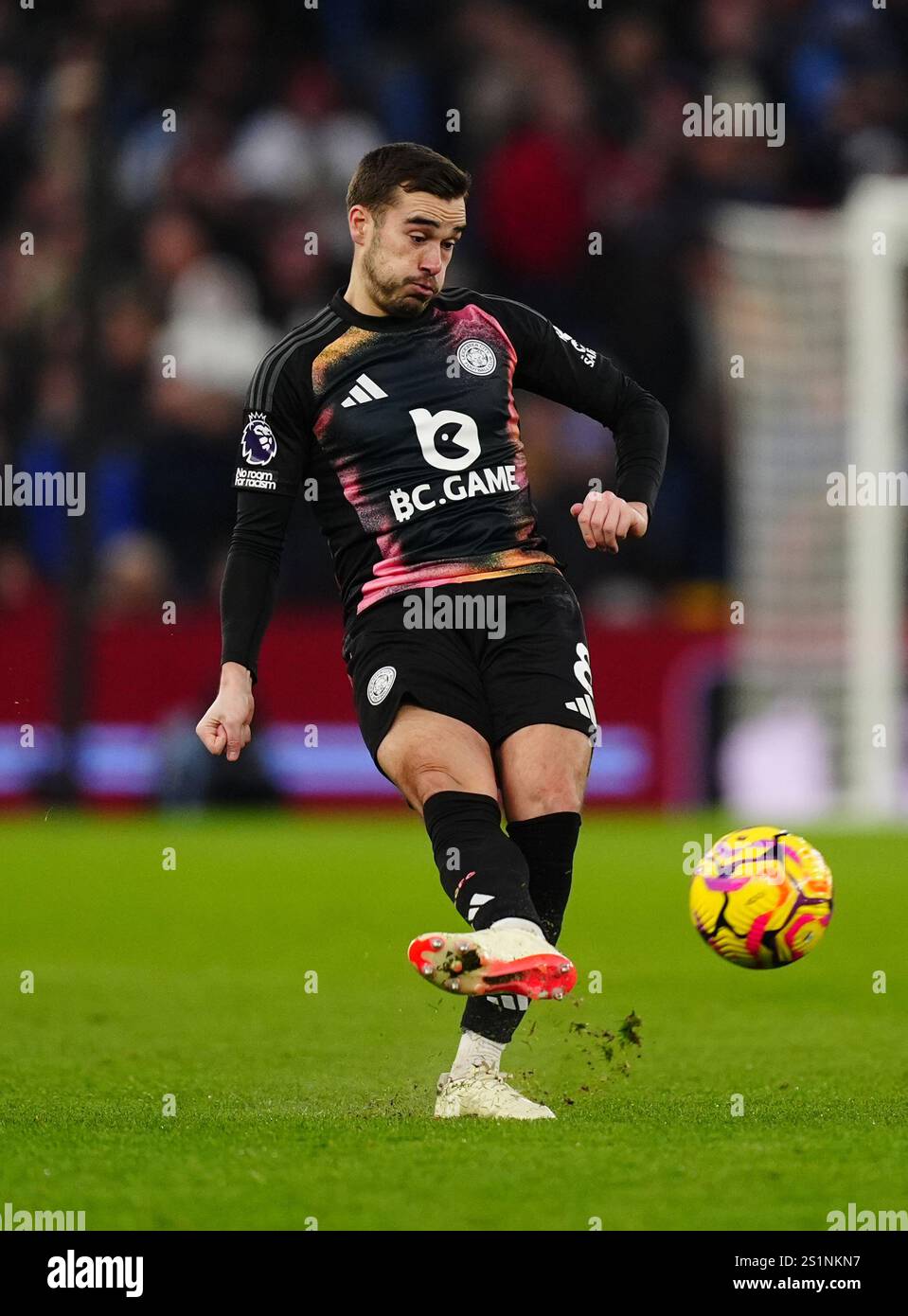 Leicester City's Harry Winks during the Premier League match at Villa ...