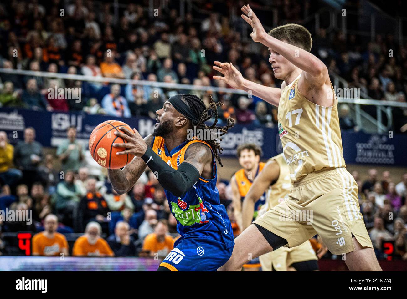 Rostock, Deutschland 04. Januar 2025: 1.BBL - 2024/2025 - Rostock ...