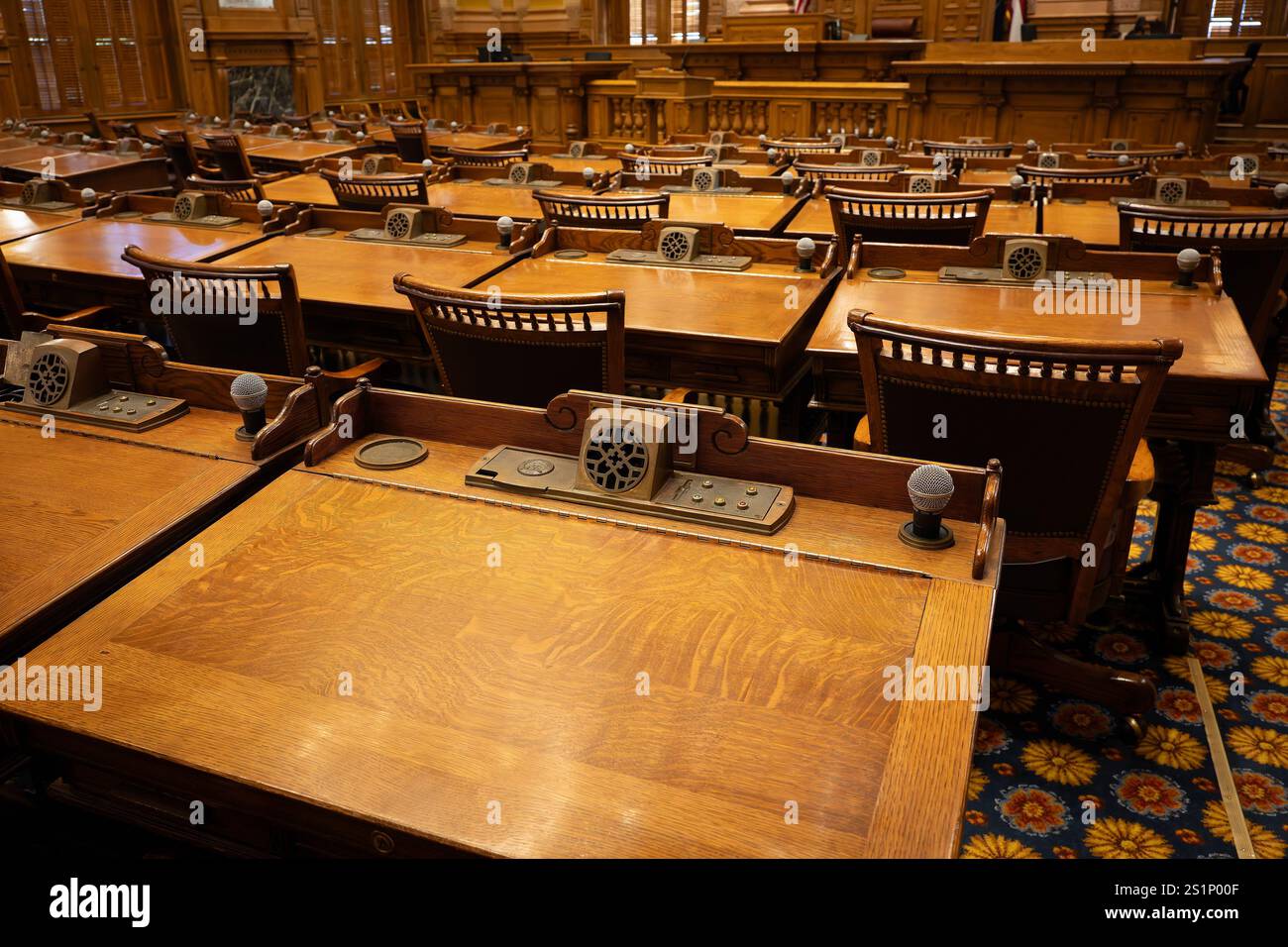 Atlanta, Georgia, USA. 4th Jan, 2025. Senate chamber Georgia's ...