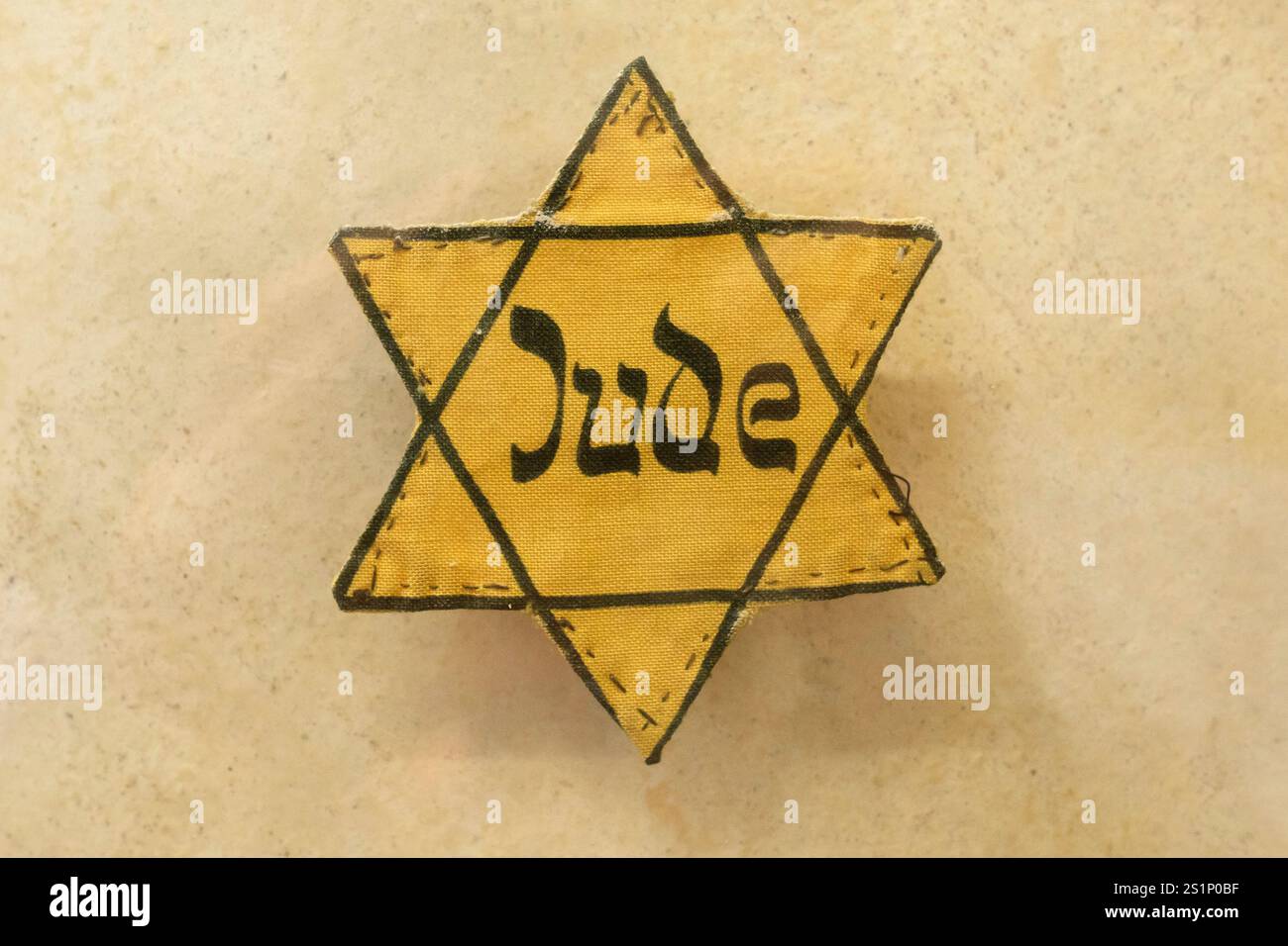 Jewish star in the collection of the NS Documentation Centre of the ...