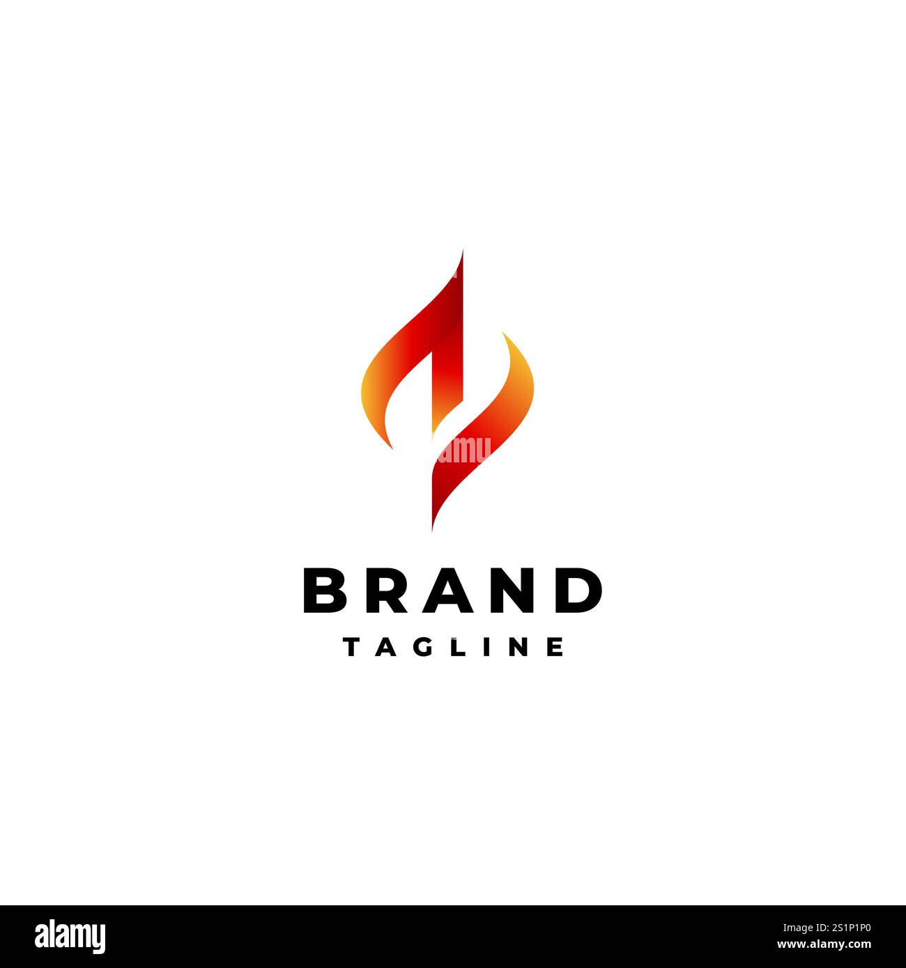 Minimalist Fiery Letter Z Logo Design. Simple Stylish Initial Letter Z ...
