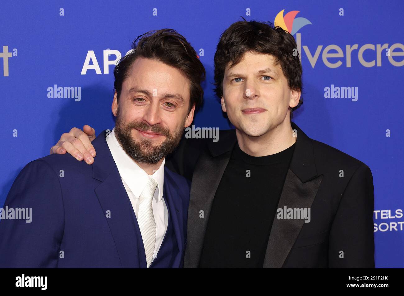 Palm Springs, USA. 04th Jan, 2025. Kieran Culkin, Jesse Eisenberg ...