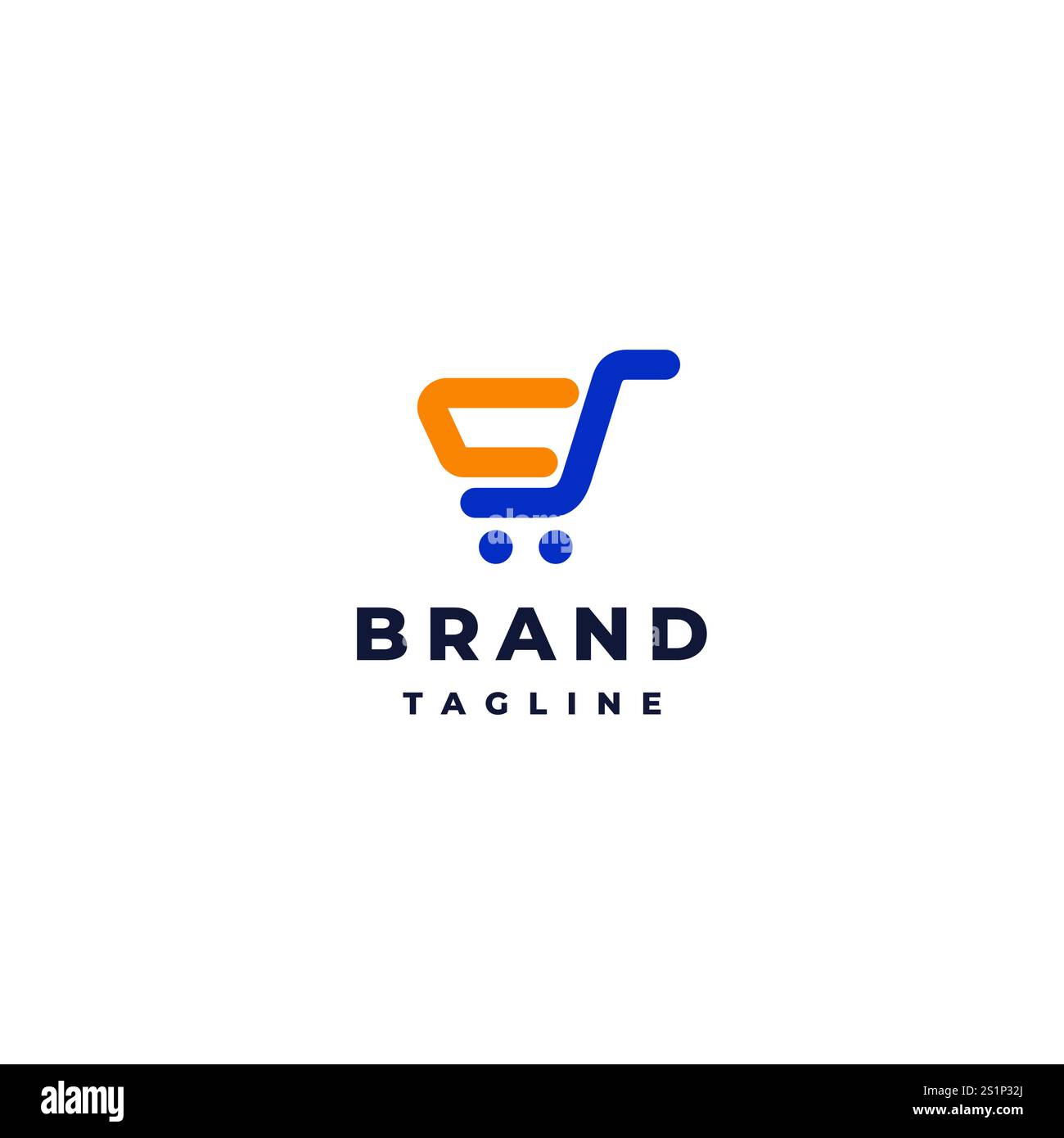 Initial Letter CS Forming Cart Shop Logo Design. Cart Shop Icon From ...