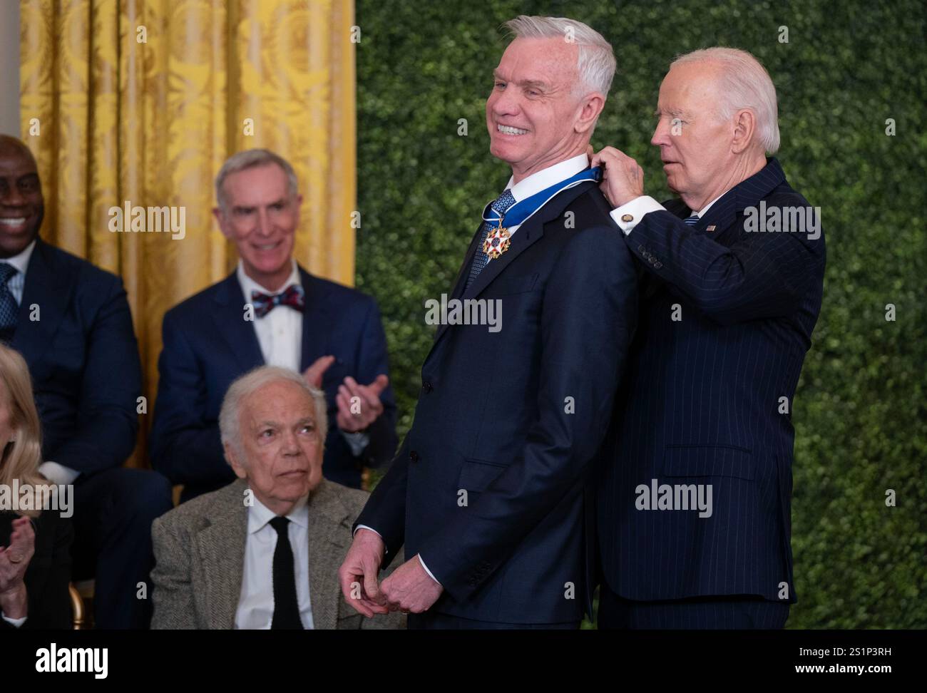 Washington, United States. 04th Jan, 2025. President Joe Biden presents ...