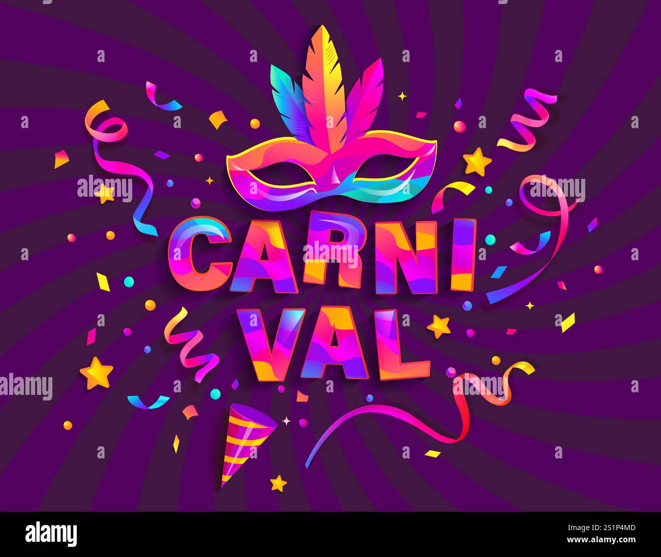 Carnival party background samba Stock Vector Images - Alamy