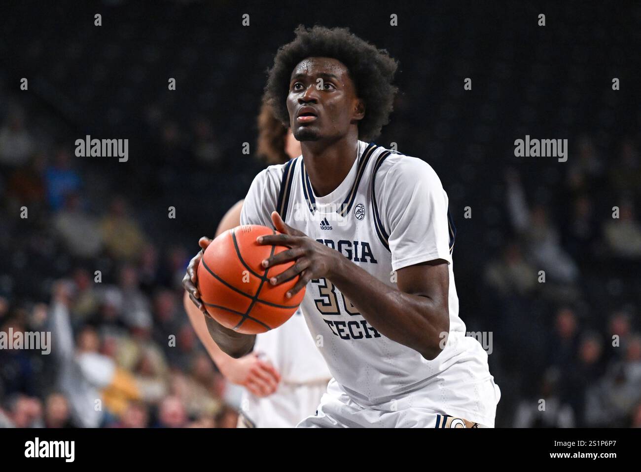 ATLANTA, GA – JANUARY 04: Georgia Tech forward Ibrahim Souare (30 ...
