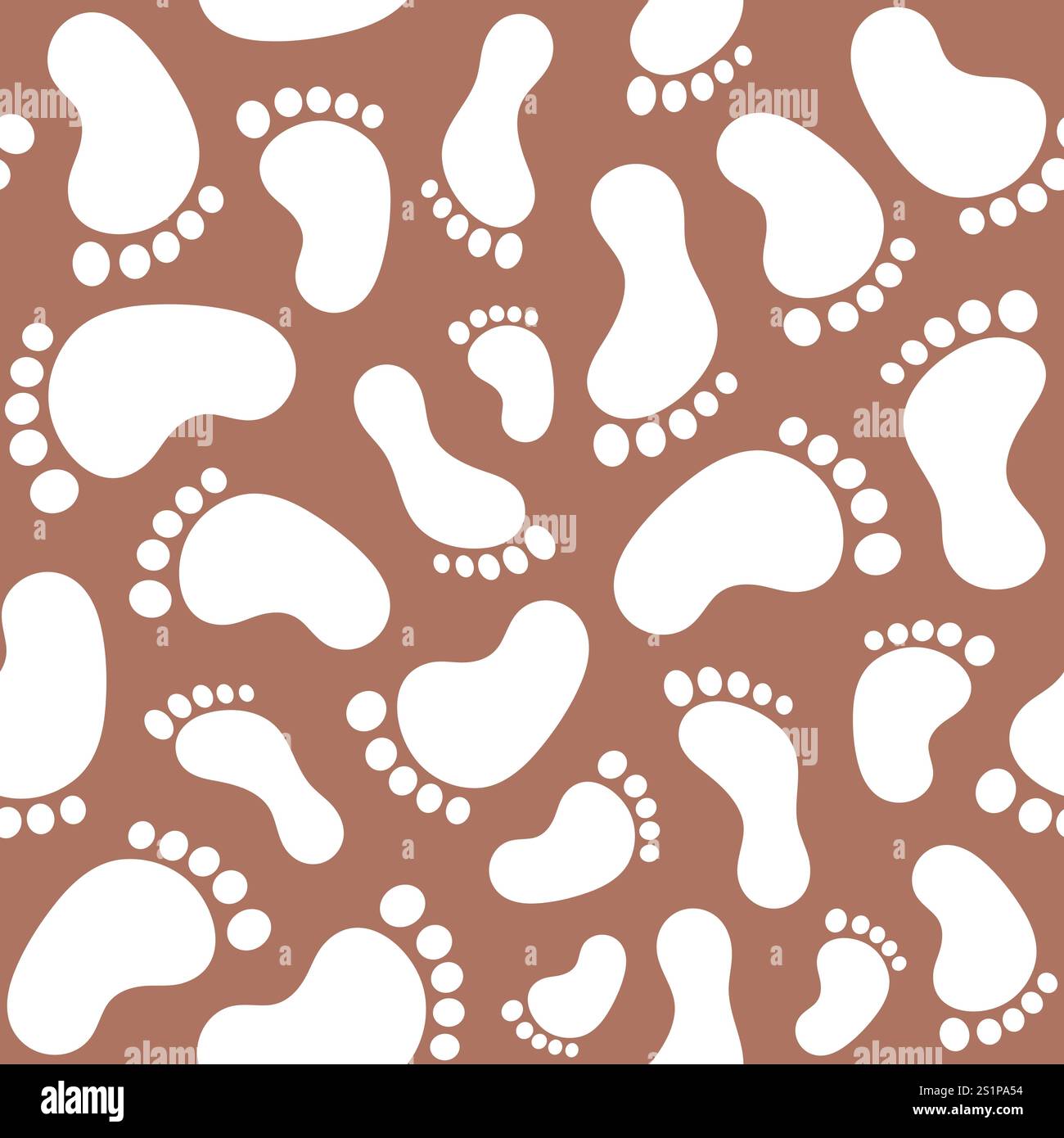 Cartoon human footprints Stock Vector Images - Alamy