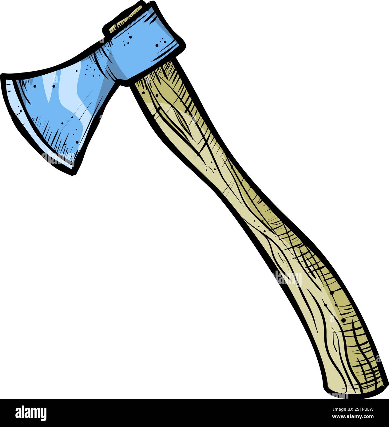 Axe, hatchet - vintage vector illustration Stock Vector Image & Art - Alamy