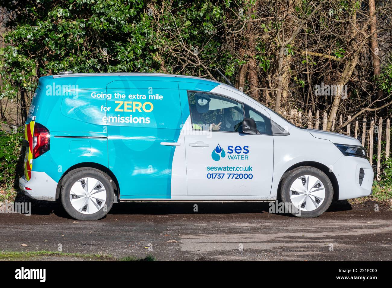 SES Water company van, East Surrey, England, UK Stock Photo - Alamy
