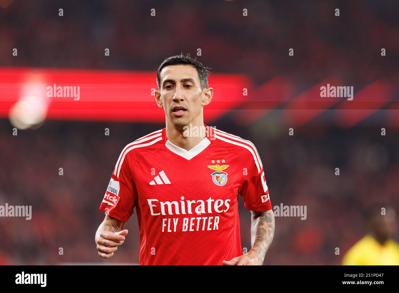 Lisbon, Portugal. 4th Jan 2025. Angel Di Maria (SL Benfica) seen during ...