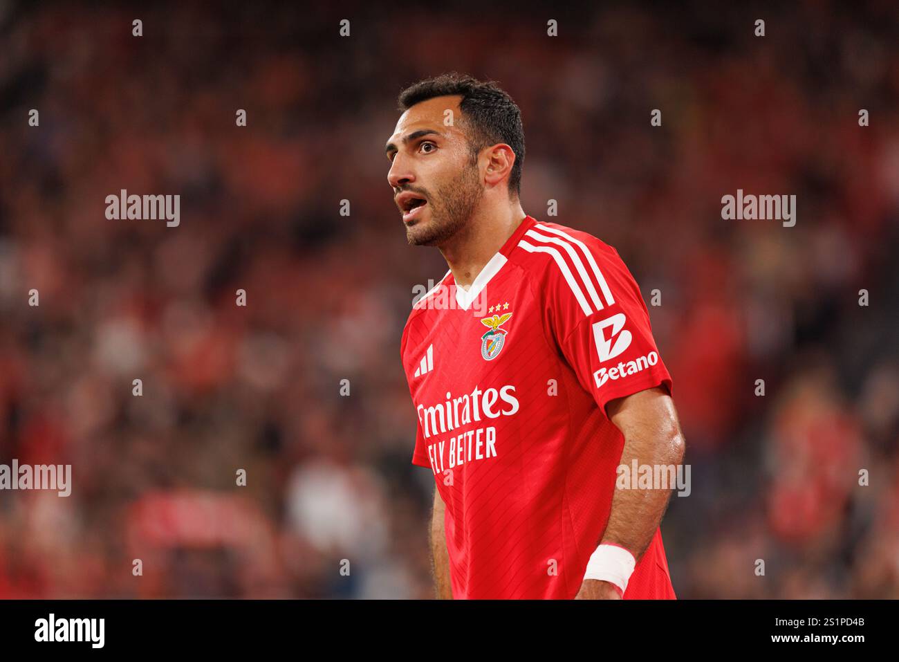Lisbon, Portugal. 4th Jan 2025. Vangelis Pavlidis (SL Benfica) seen ...