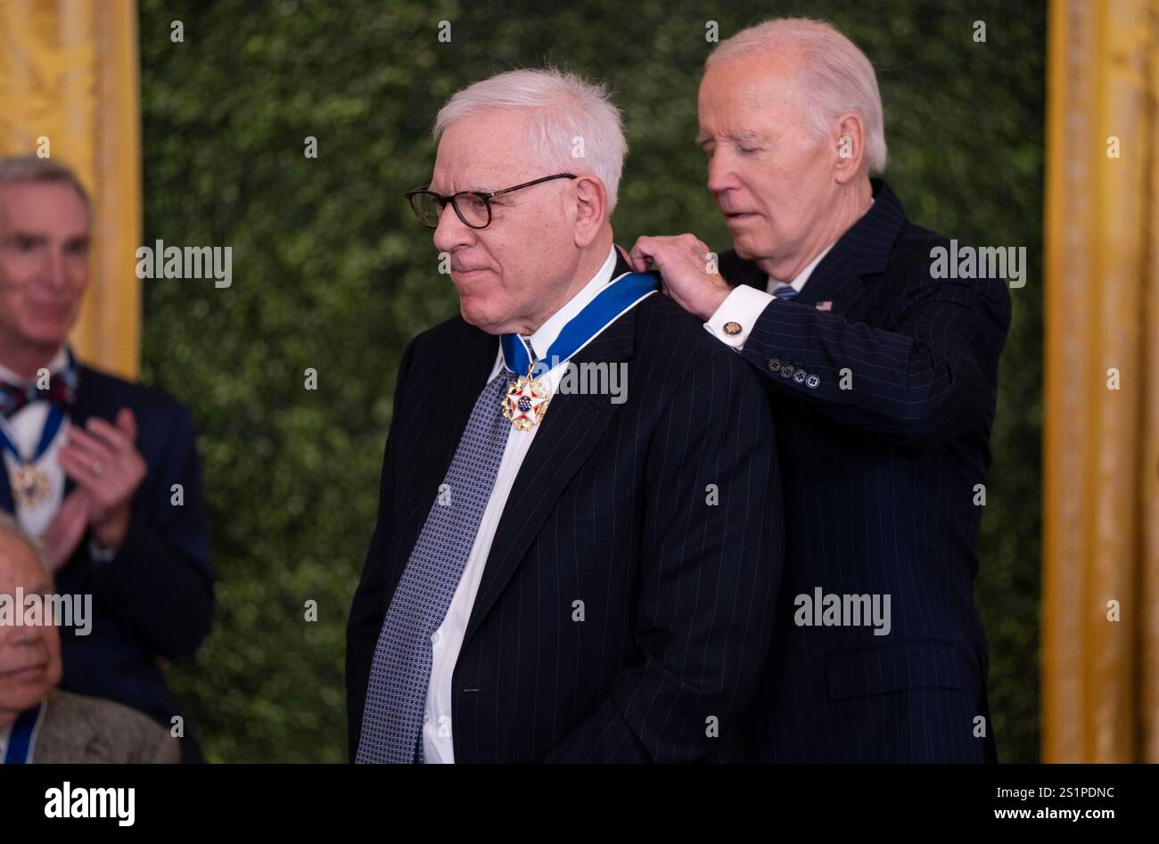 Washington, United States. 04th Jan, 2025. President Joe Biden presents ...