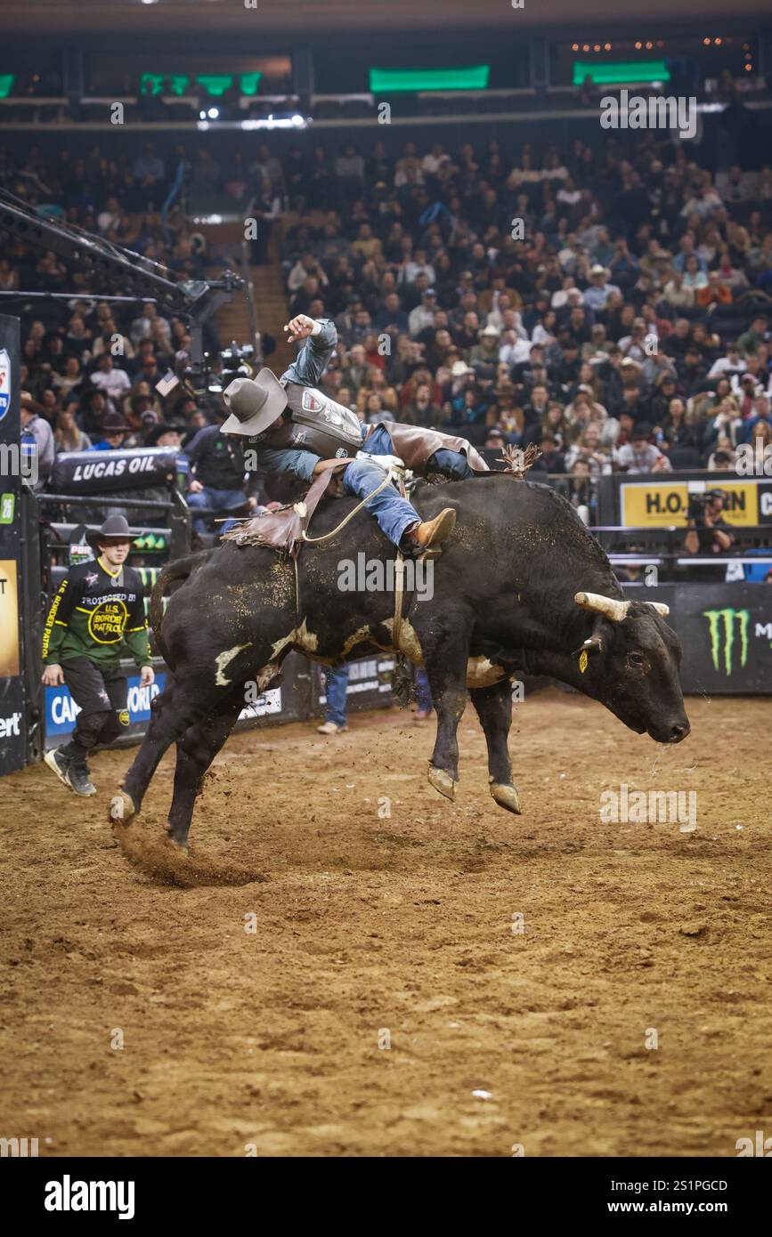 Jan 03, 2024; New York City , New York, USA; Lucas Divino competes on ...