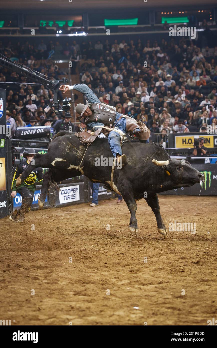 Jan 03, 2024; New York City , New York, USA; Lucas Divino competes on ...