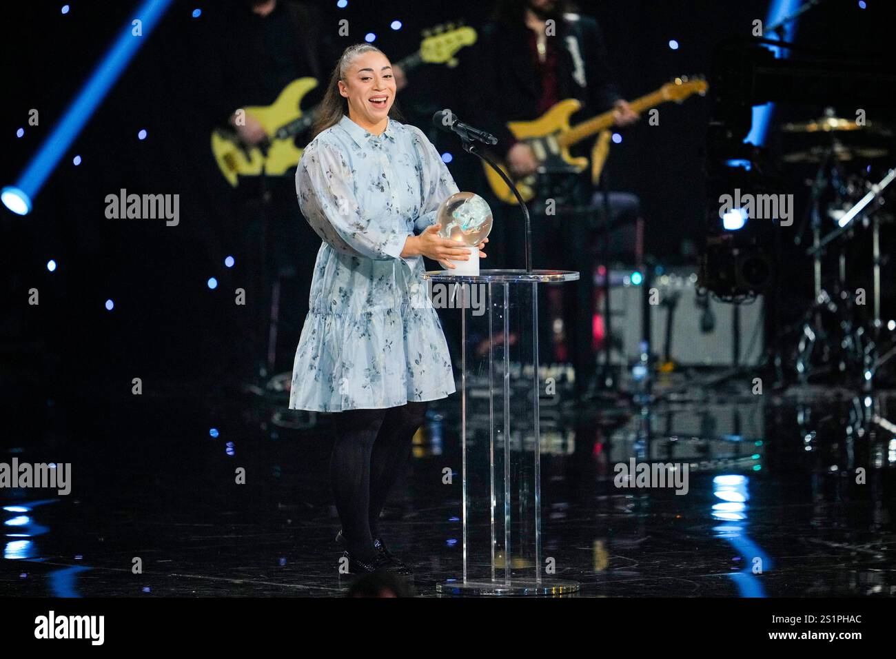 Trondheim 20250104. Weightlifter Solfrid Koanda wins the Award for ...
