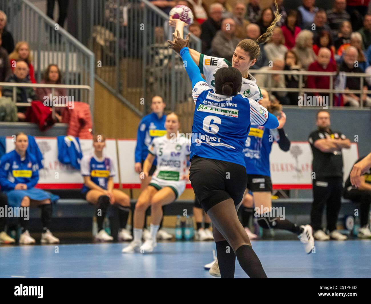 Bensheim, Deutschland. 04th Jan, 2025. Sina Ehmann (Frisch Auf Frauen ...