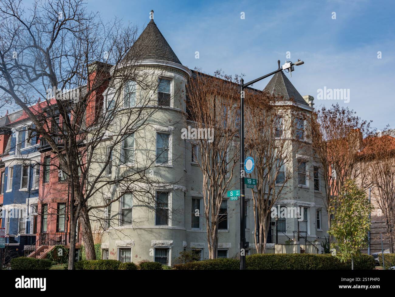 Dupont Circle Row Houses, Washington DC USA Stock Photo - Alamy