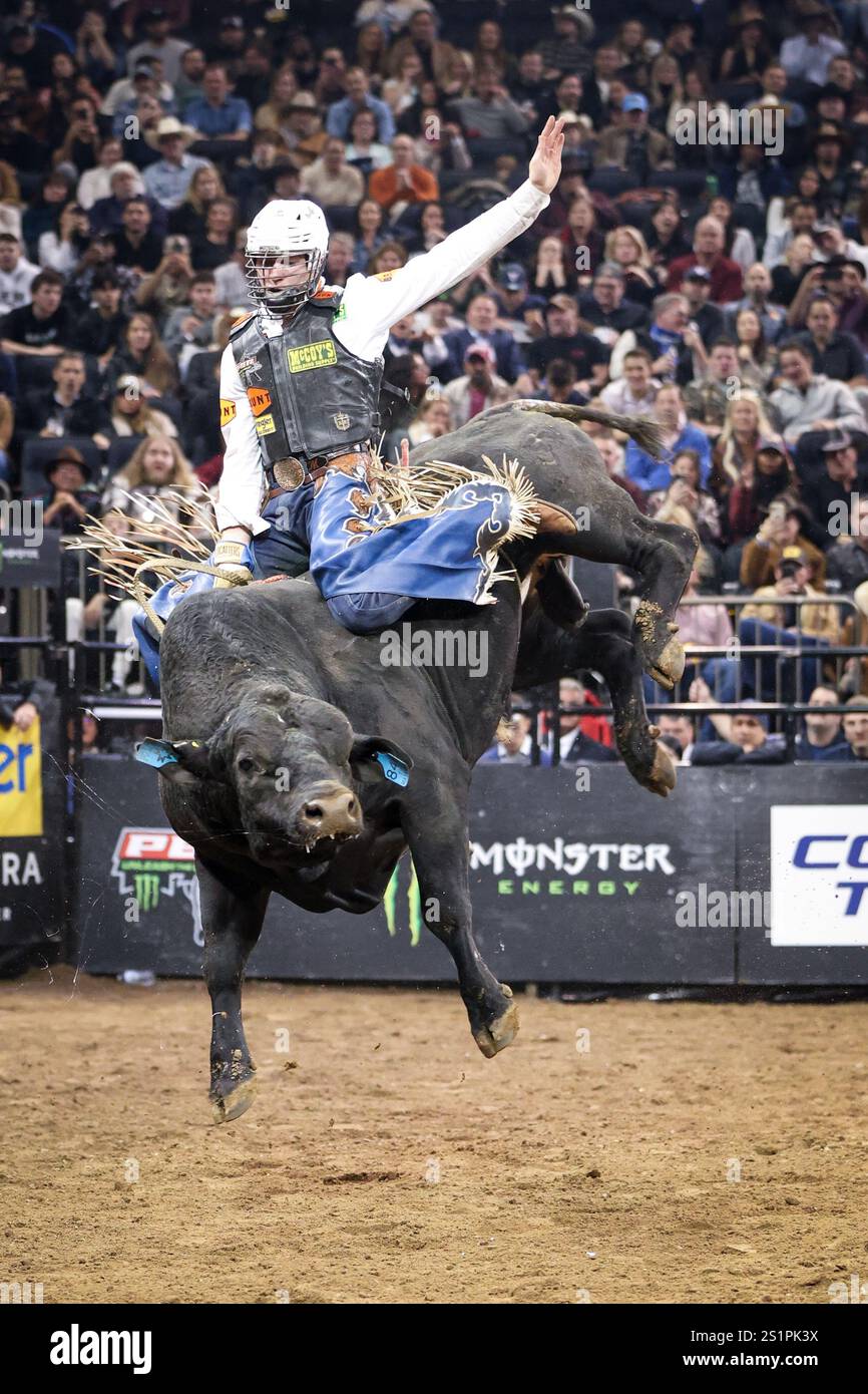 Jan 03, 2024; New York City , New York, USA; Cort McFadden competes on ...