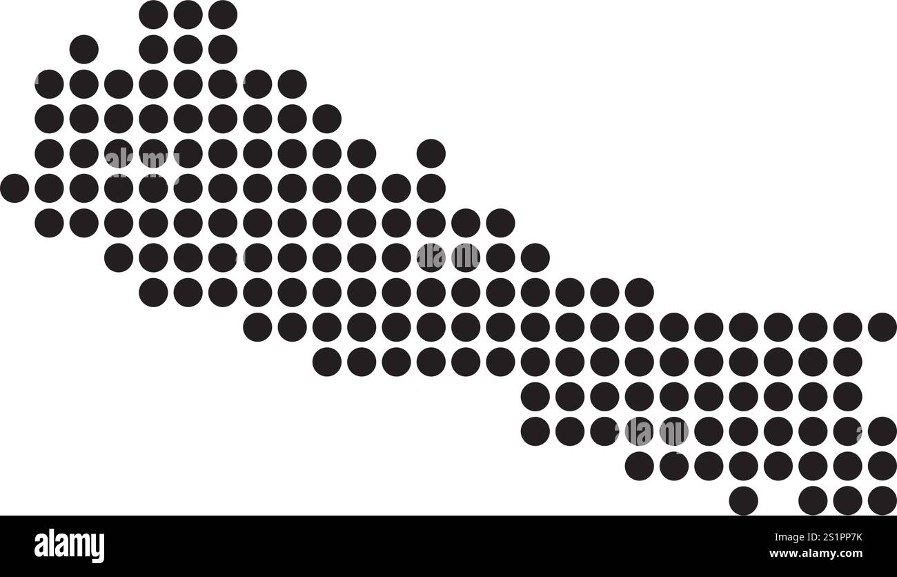 Flag kathmandu capital city nepal Black and White Stock Photos & Images ...