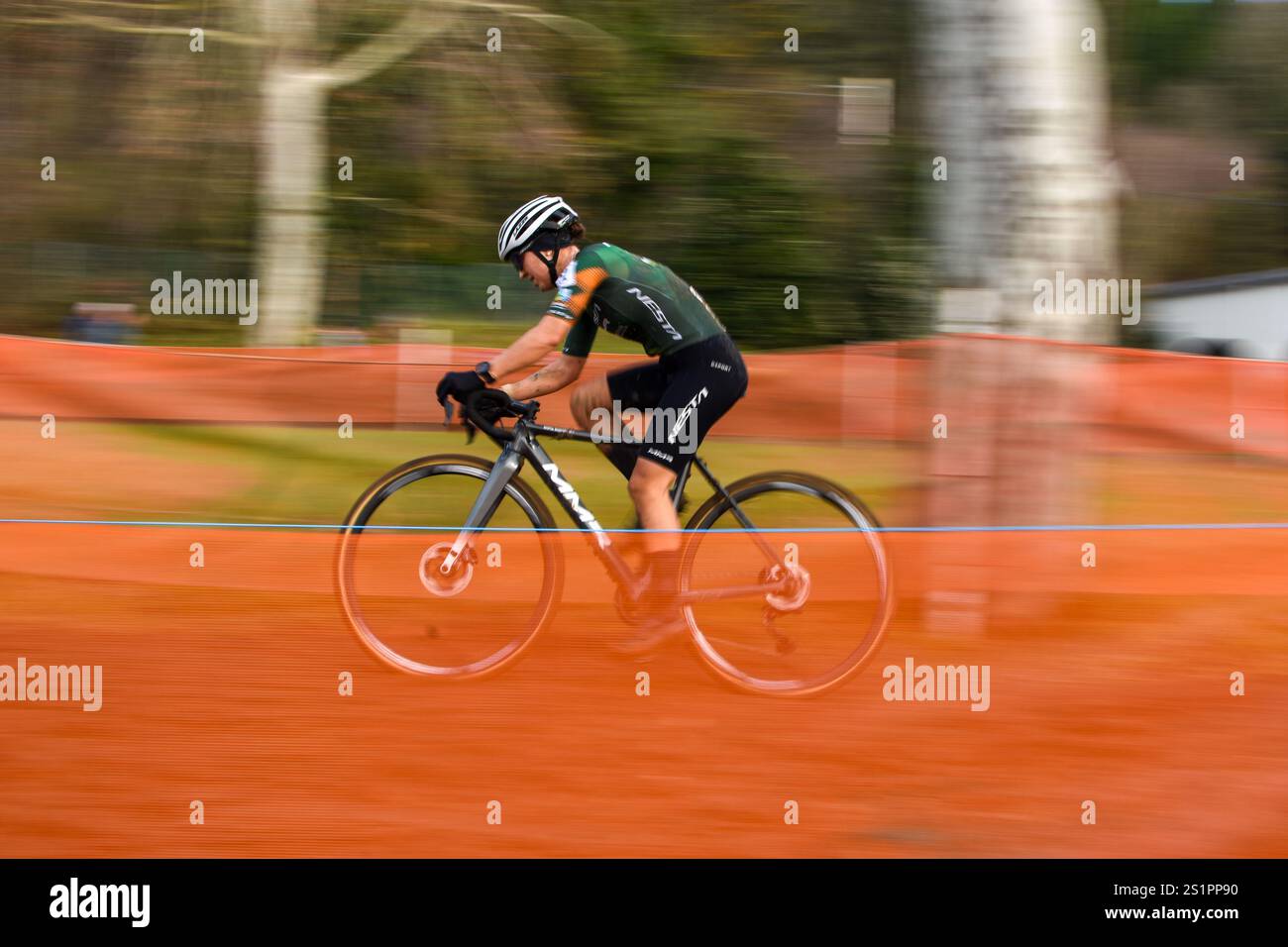 Amurrio, Basque Country, Spain: cyclist Sofia Rodriguez of the Nesta ...