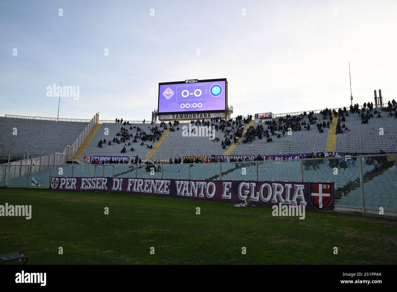 Artemio Franchi Stadium, Florence, Italy. 4th Jan, 2025. Italian Serie ...