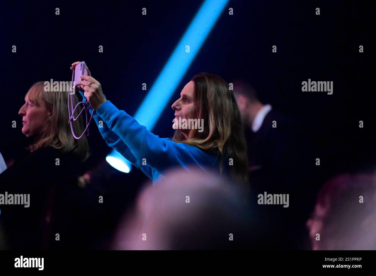 Birgit Meyer, Ehefrau von Andy Borg in der Show Schlager & Spaß mit Andy Borg in der Messe- und ...