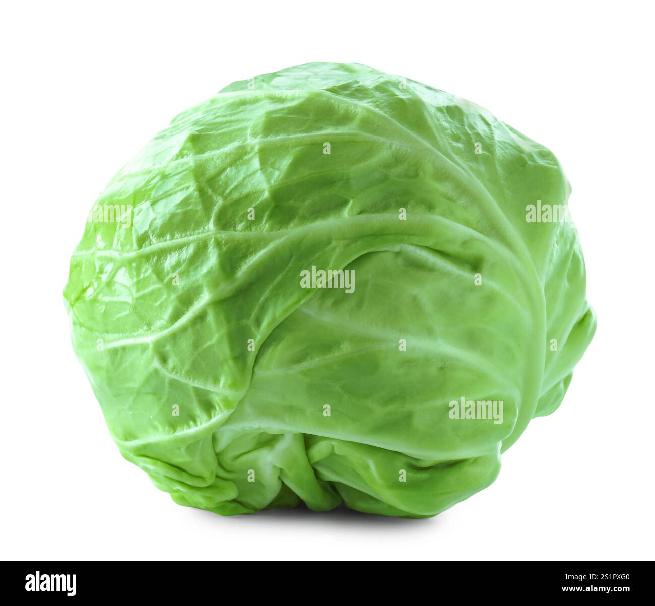 Whole head of cabbage isolated on white Stock Photo - Alamy