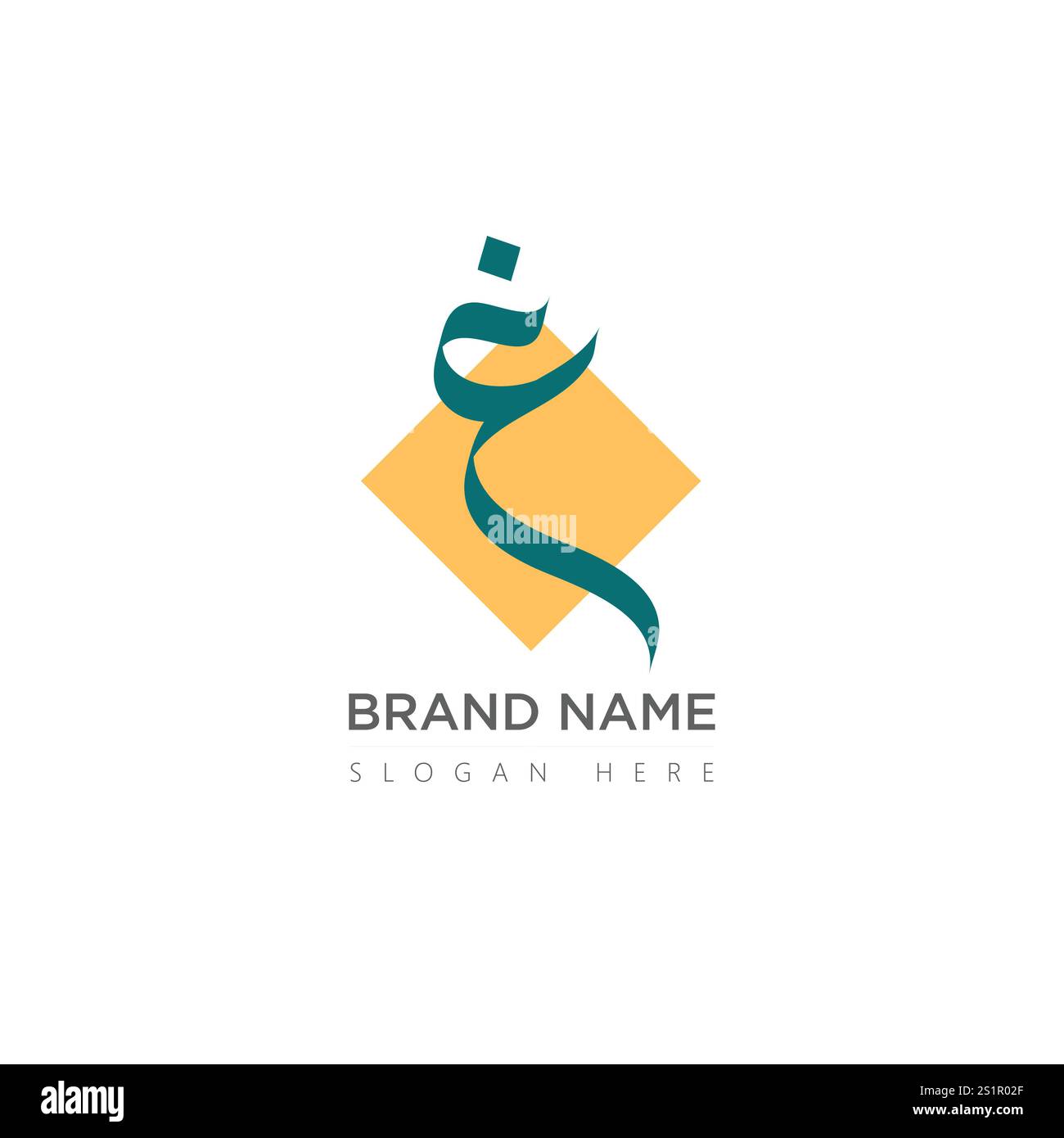 Arabic letter logo, Arabic Alphabet alphabet logo, Islamic calligraphy ...