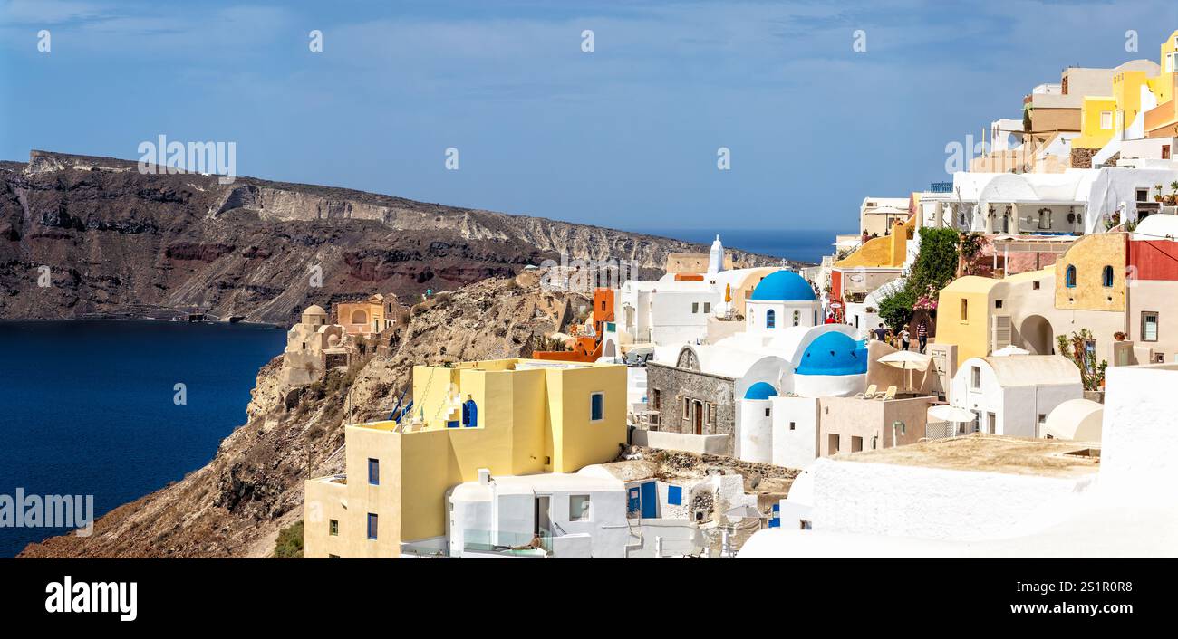 Picturesque Coastal Village in Greece With Traditional Architecture and ...